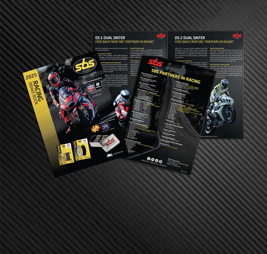 SBS brake pads - brake discs - clutch kits for MC