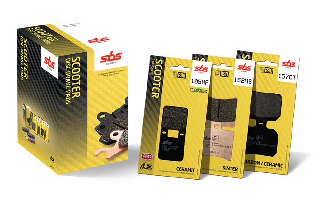 Scooter brake pads from SBS
